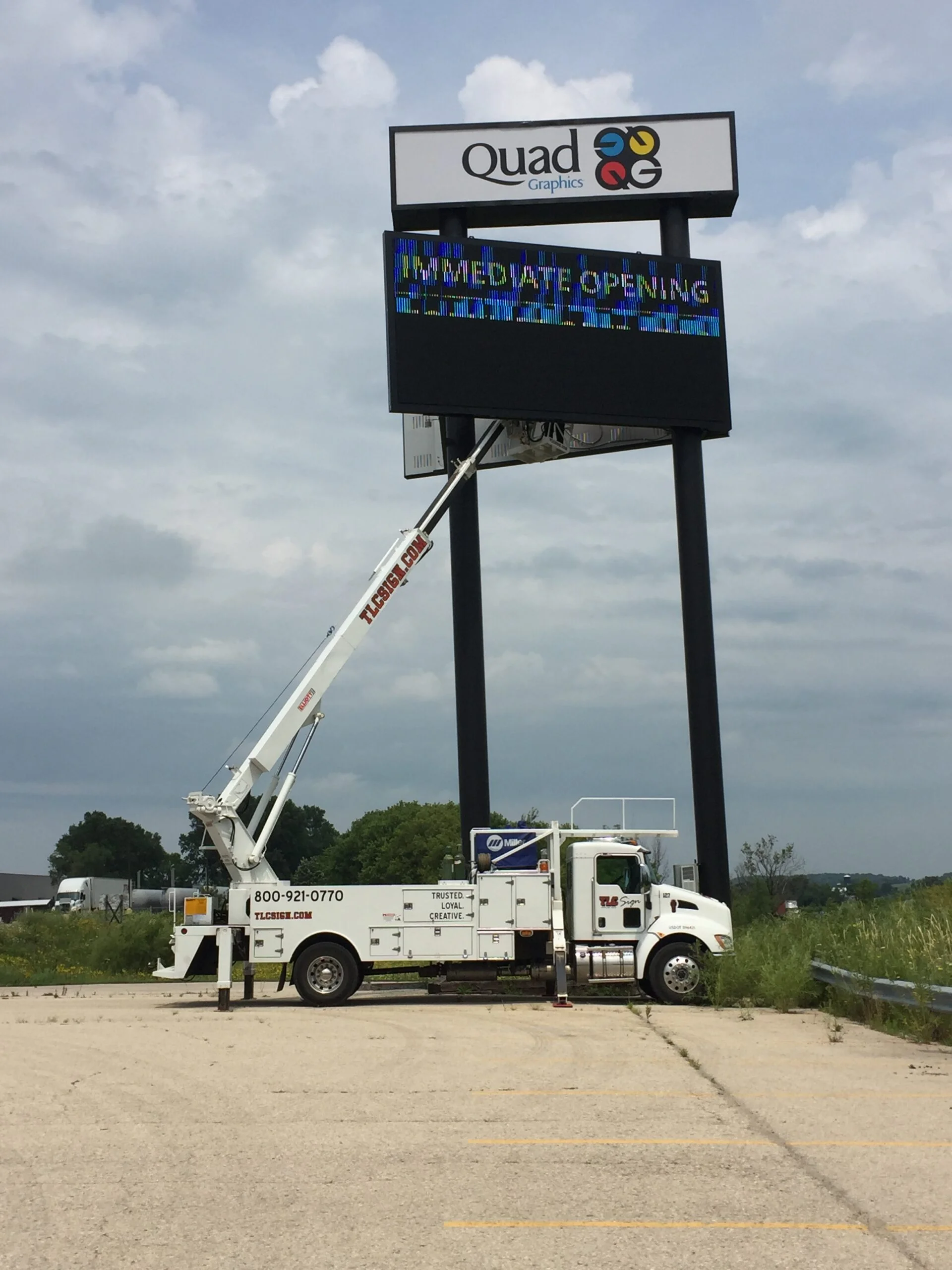 Quad Graphics - TLC Sign